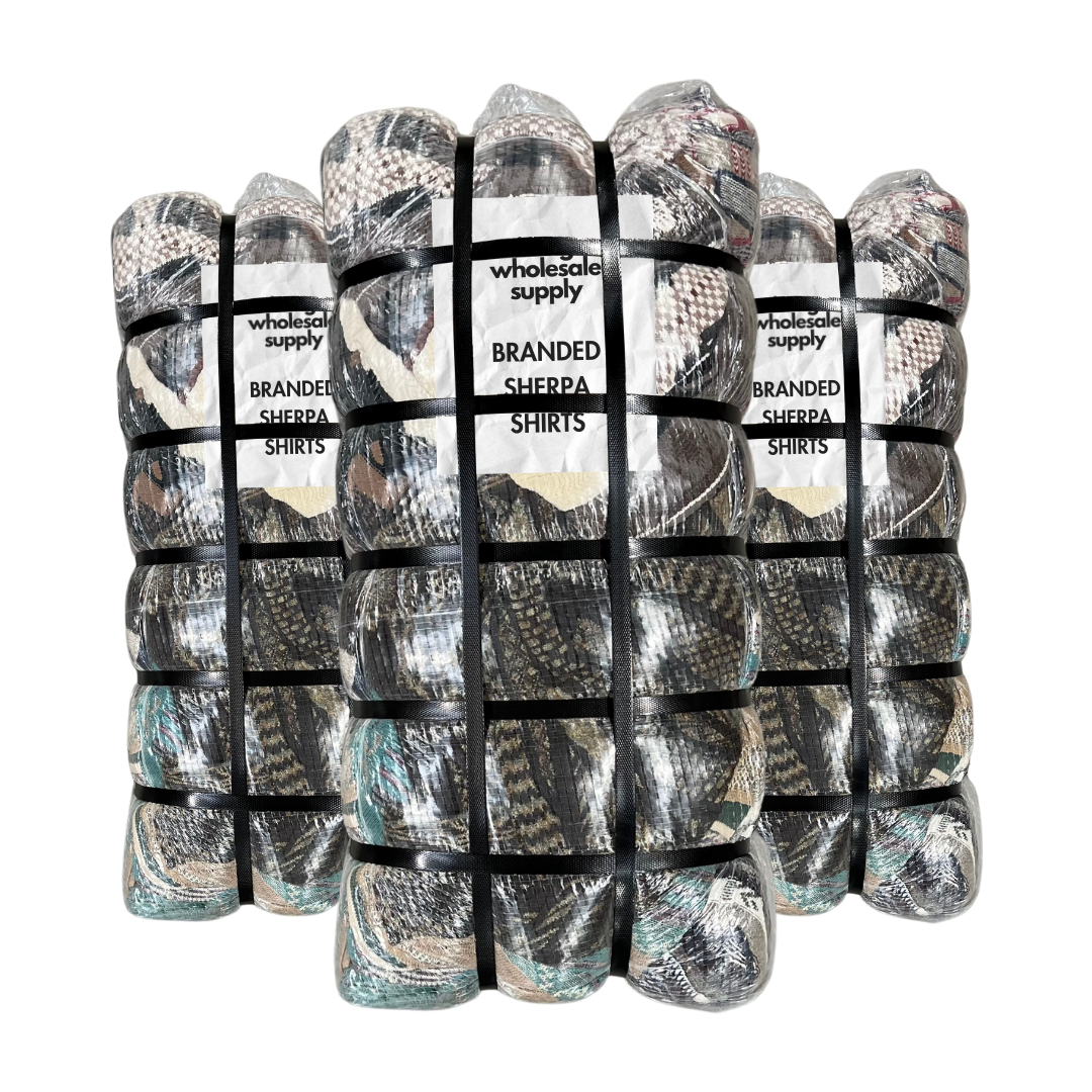 Branded Sherpa Shirts | Vintage Wholesale Supply