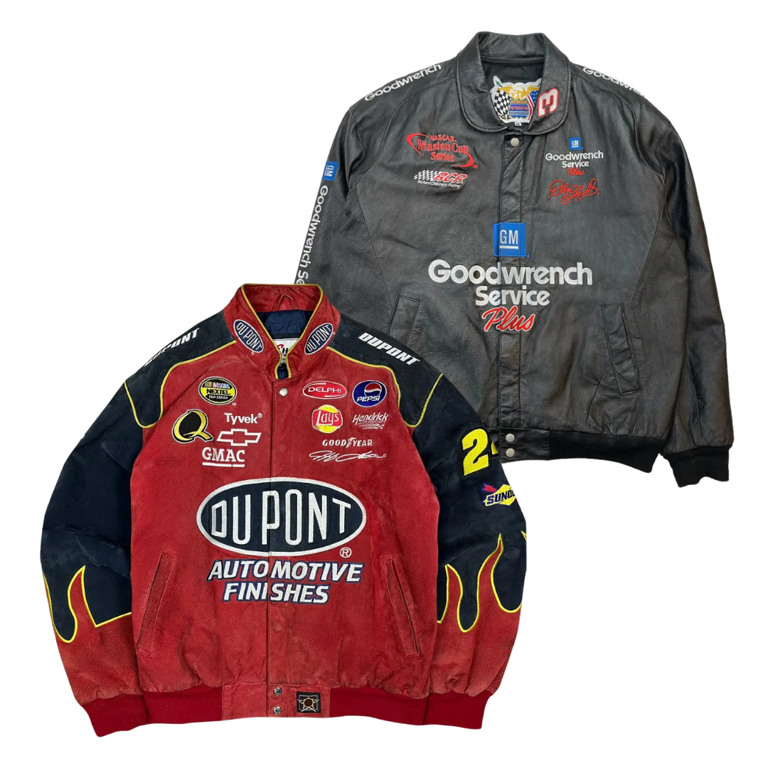 Leather Nascar Racing Jackets | Vintage Wholesale Supply