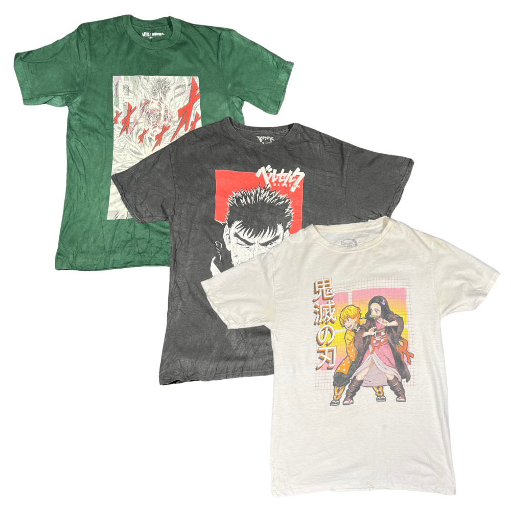 Japanese Cartoon T-Shirts | Vintage Wholesale Supply